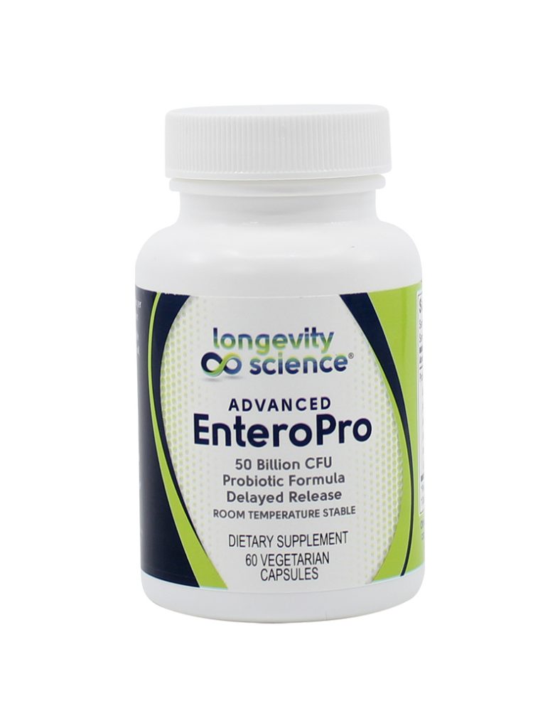 Longevity Science Advanced EnteroPro Probiotic - Nutrivene