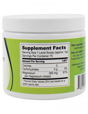 Longevity Science Magna-Calm Lemon Powder 8 oz - Nutrivene